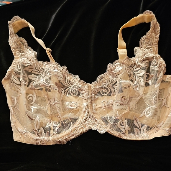 Soma | Intimates & Sleepwear | Soma Cream Lace Overlay Bra With ...